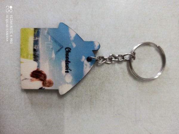 Customized Photo Printed House Shaped Keychain Online | yourPrint